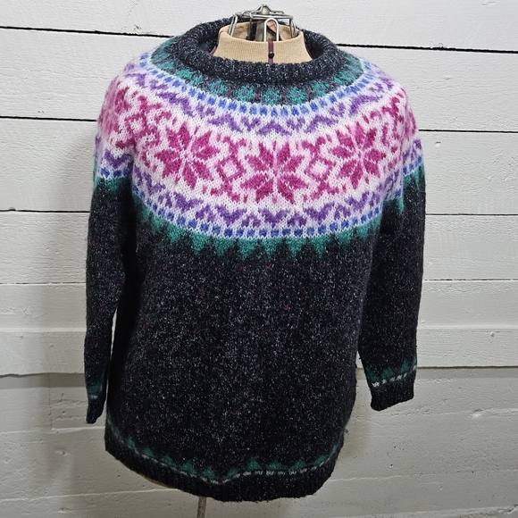 Vintage | Sweaters | Vintage Northern Isles Fair Isles Mohair Blend ...